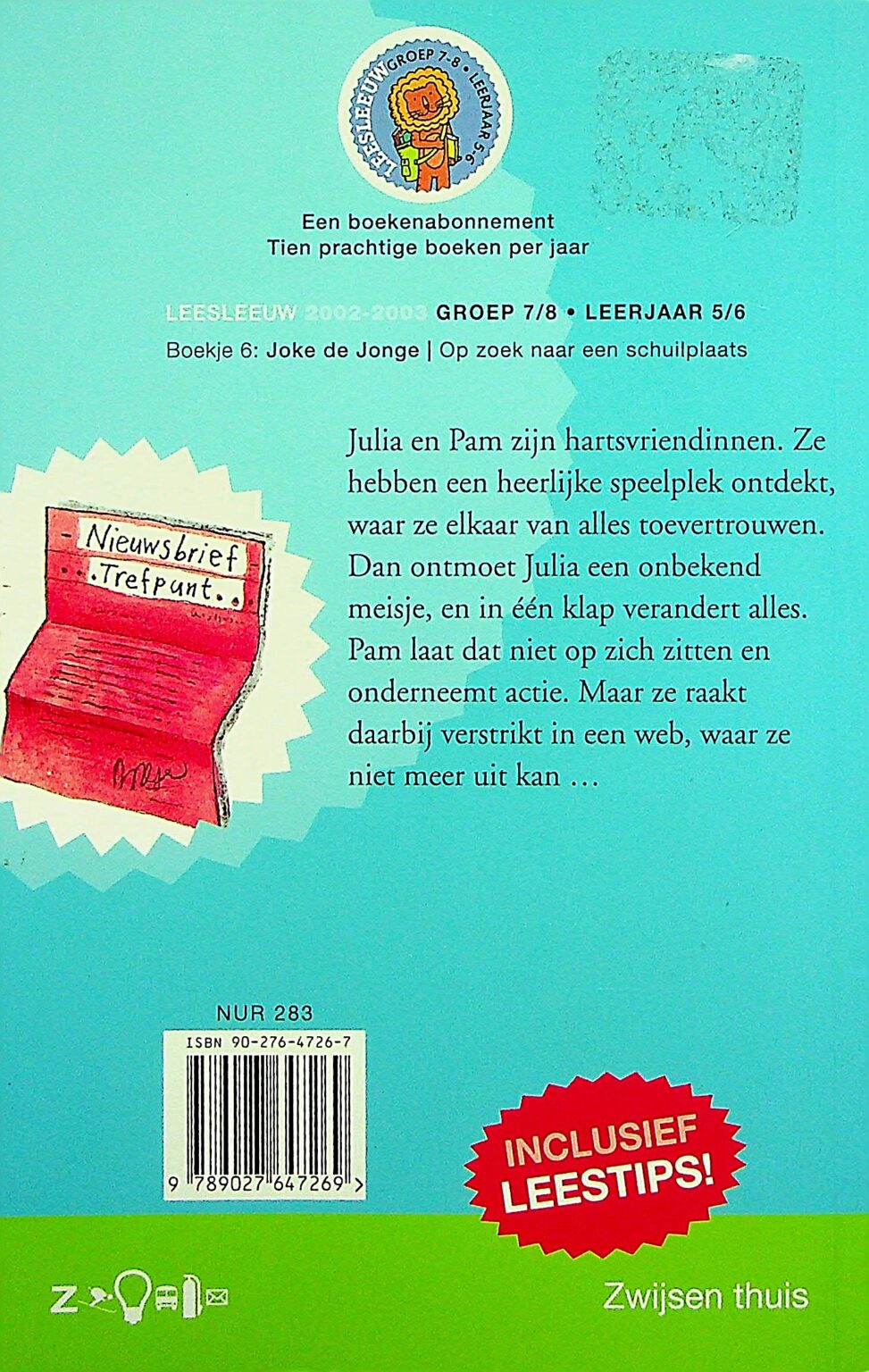 Op zoek naar een schuilplaats – Joke de Jonge – Zazadoo